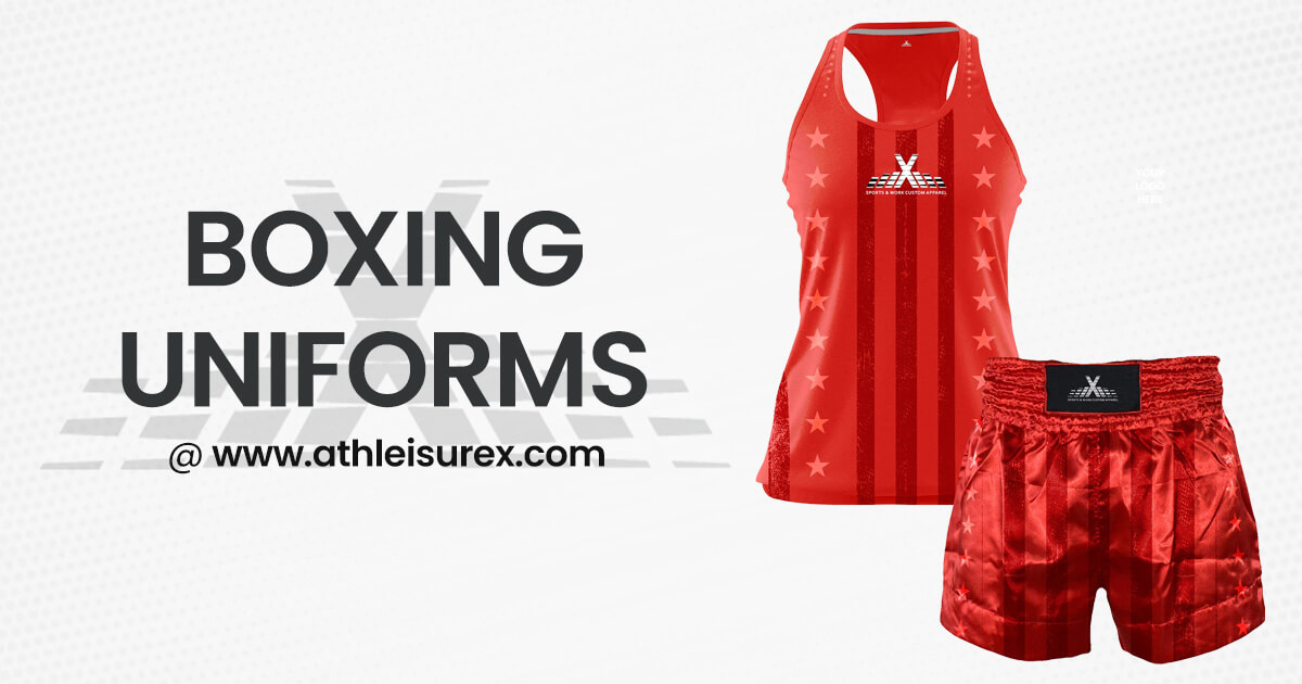 Shop high-quality custom boxing uniforms by AthleisureX