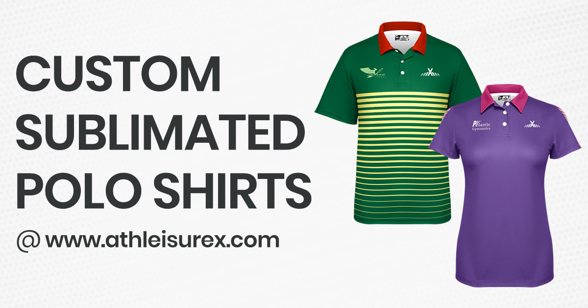 Design Your Own Look with Custom Sublimated Polo Shirts